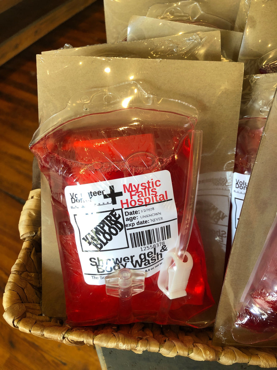 Vampire Blood bag body wash – The Soap Box